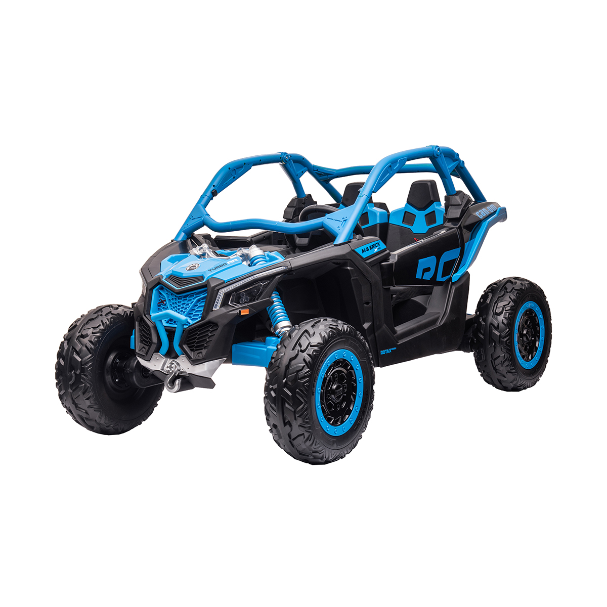Shop Can-Am Licensed Electric UTV Kids Ride-On 24V – Blue