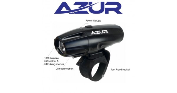 Azur | USB Cove 1000 Lumens Head Light | Go Easy Online