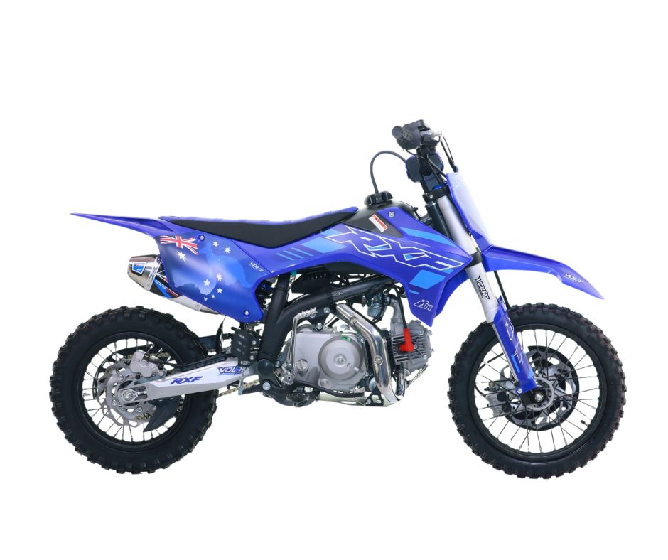 Apollo RXF Junior 110cc Semi Automatic Dirt Bike - Blue | Go Easy Online