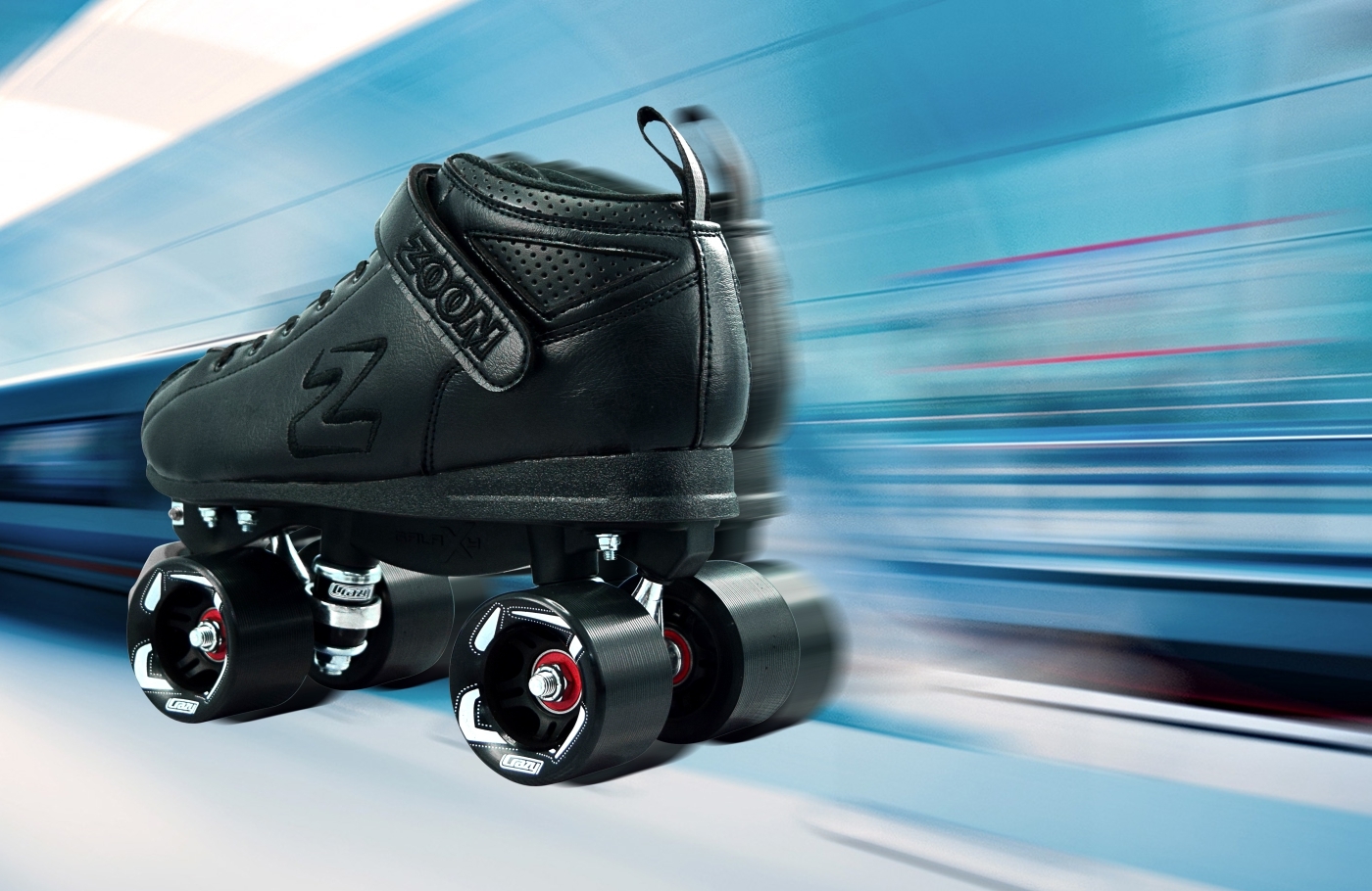 Crazy Skates Zoom Roller Skates Black - EU41