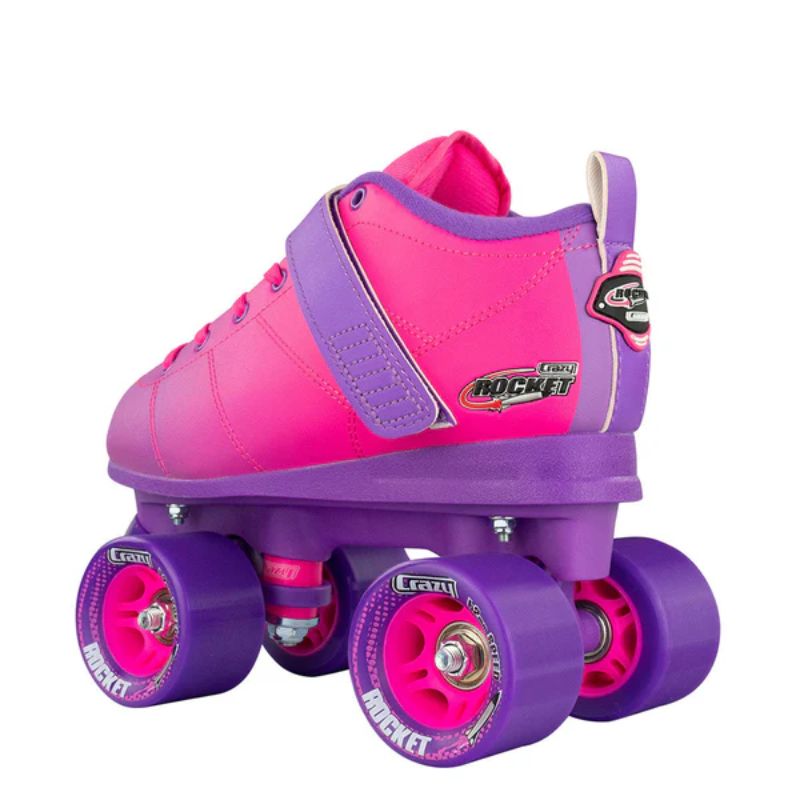 Crazy Skates Rocket Speed Skates Pink/Purple - Mens 4 | Womens 5 | EU ...