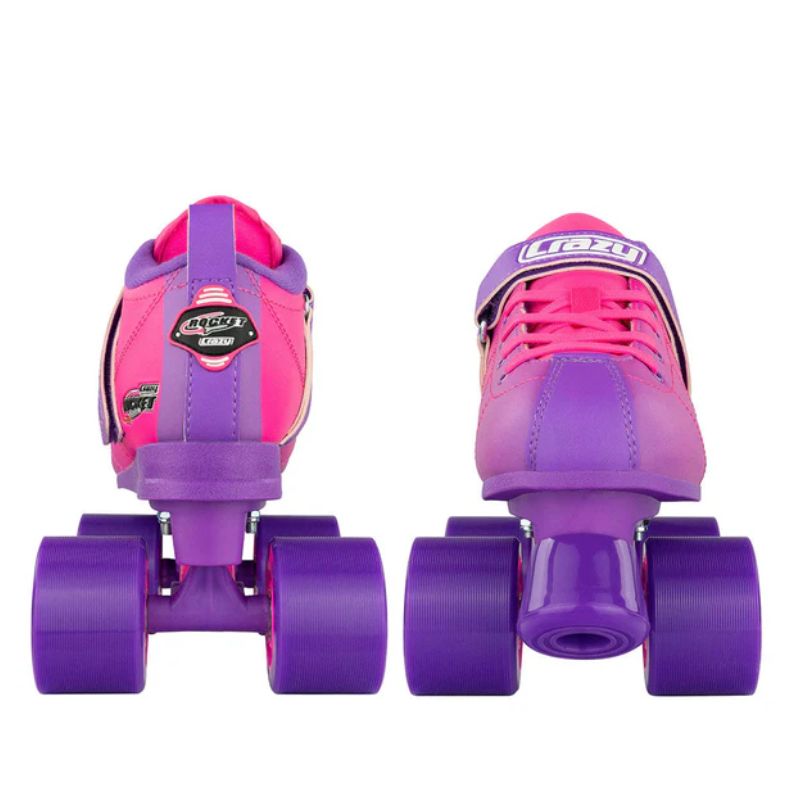 Crazy Skates Rocket Speed Skates Pink/Purple - Mens 4 | Womens 5 | EU ...