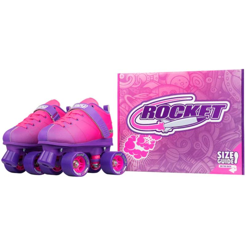 Crazy Skates Rocket Speed Skates Pink/Purple - Mens 4 | Womens 5 | EU ...