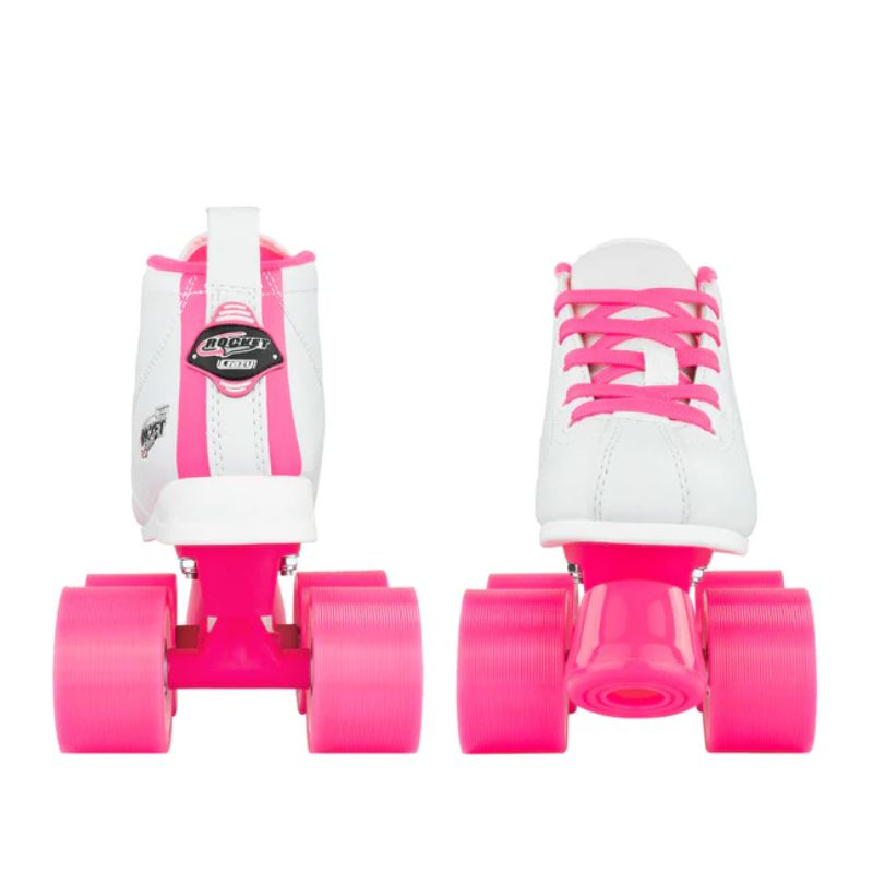 Crazy Skates Rocket JR Roller Skates White - Kids j12 | EU30 | Shop Now