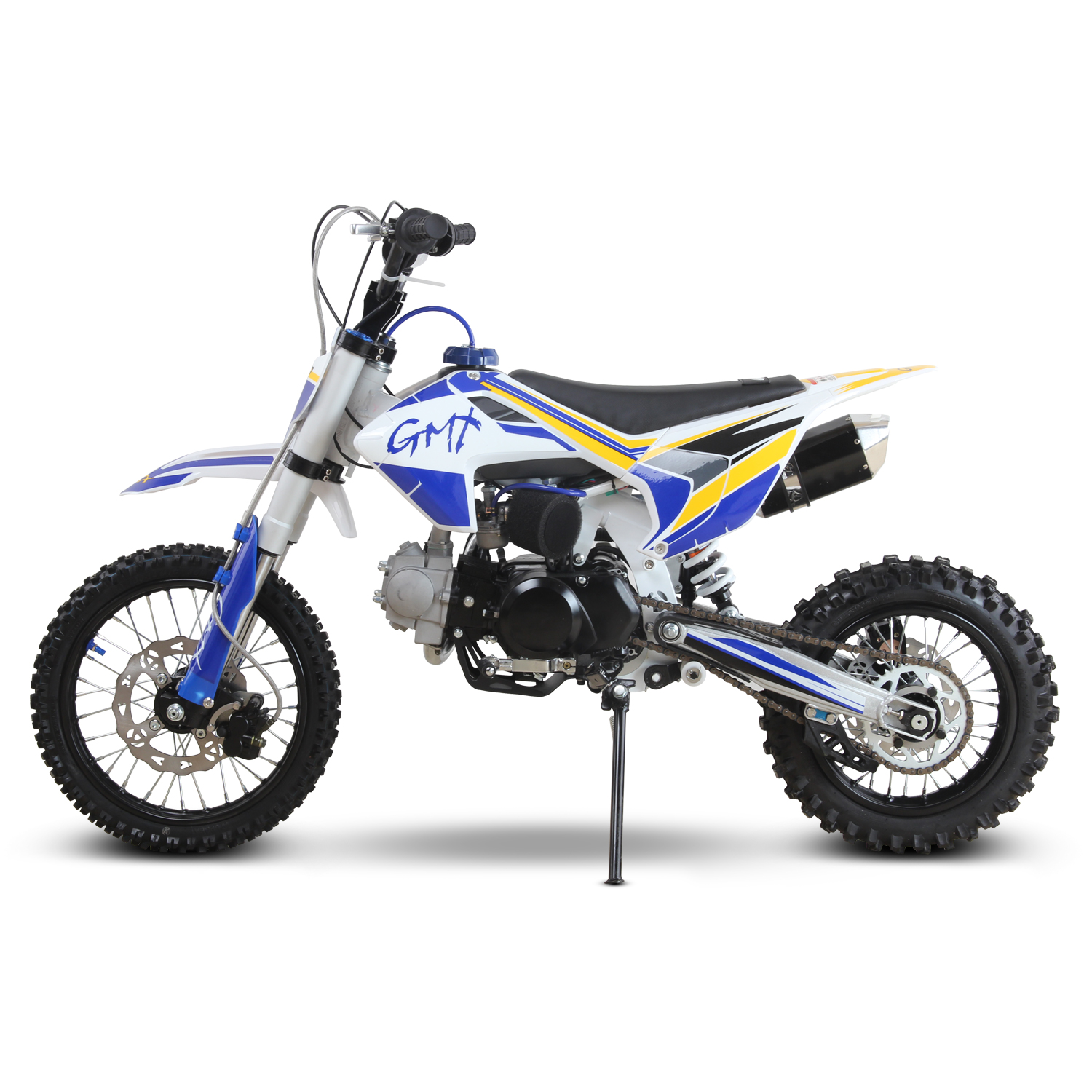 GMX Moto 125cc Dirt Bike Blue/White | Go Easy Online