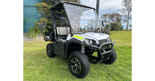 Crossfire E5 LR (Long Range) 4x4 Electric UTV - White | Go Easy Online