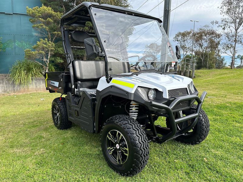 Crossfire E5 LR (Long Range) 4x4 Electric UTV - White | Go Easy Online