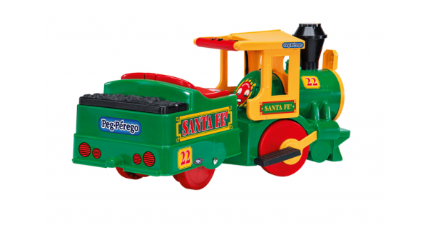 Green Peg Perego Santa Fe Train 6V Ride-On – Fun & Safe