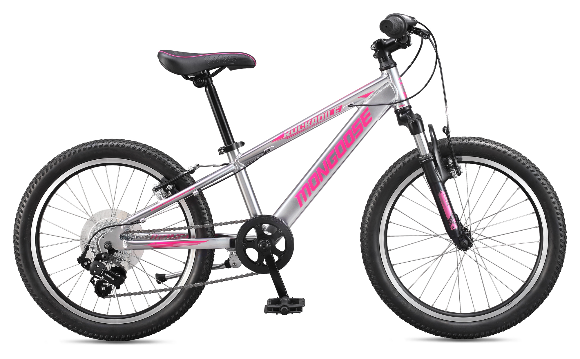 Silver Mongoose Rockadile 20" Girls MTB Bike