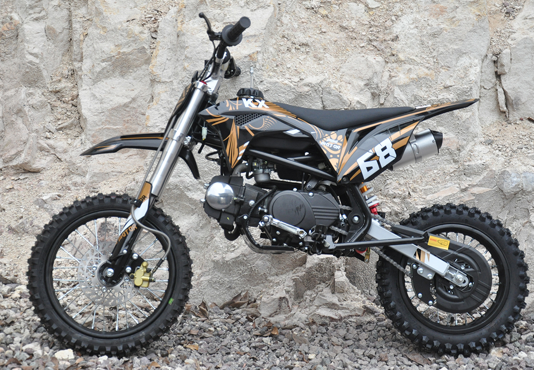Black MW 125cc Dirt Bike X-Small Wheel | Go Easy Online