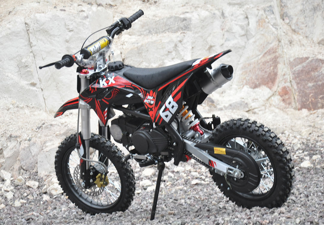 Red MW 125cc Dirt Bike X-Small Wheel | Go Easy Online