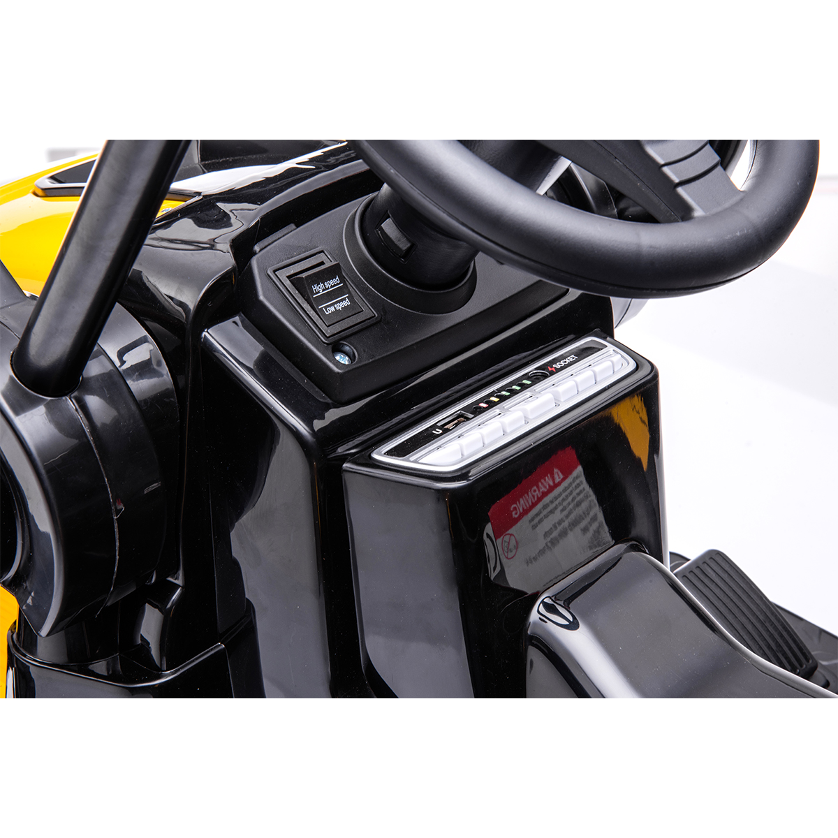 Go Skitz 6V Front Loader - Yellow | Go Easy Online