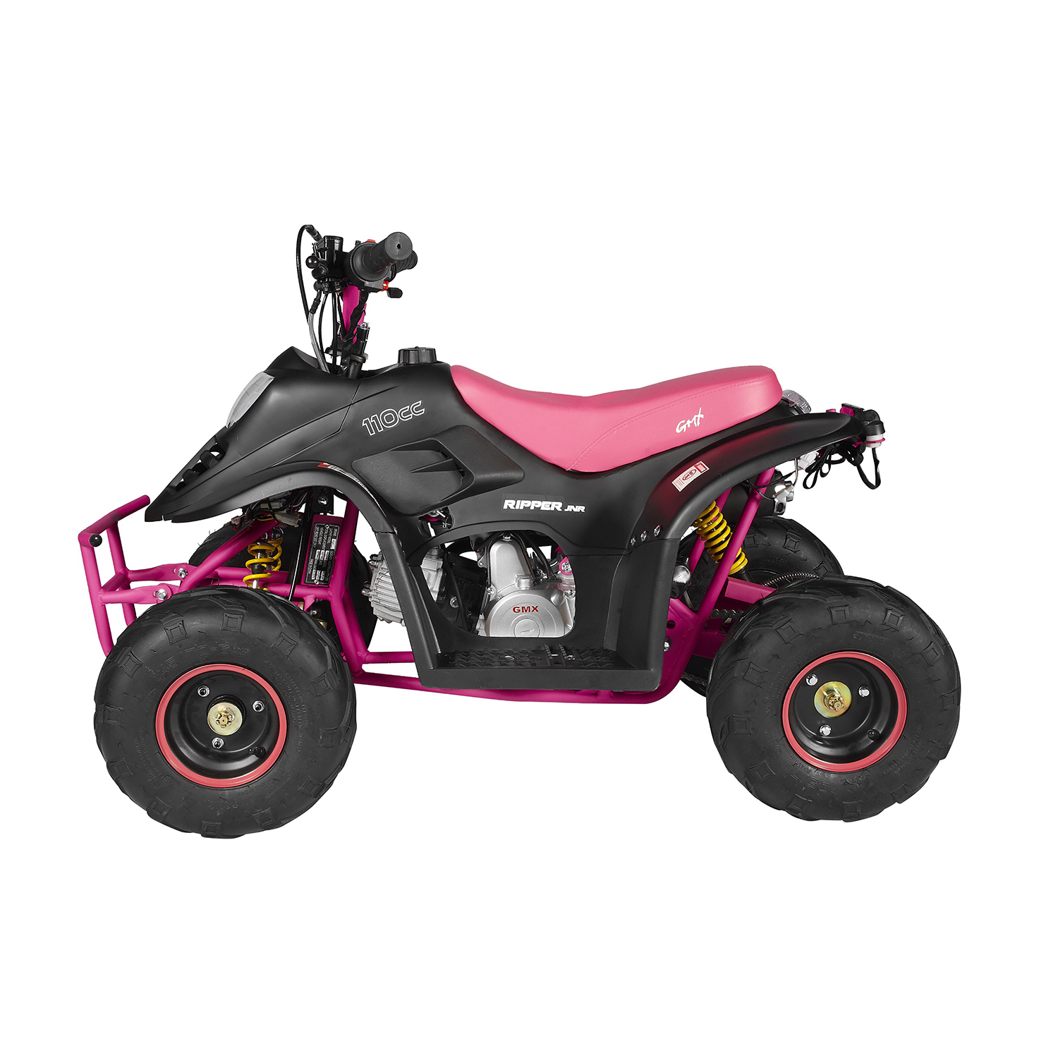 GMX 110cc Ripper X Kids Quad Bike Black Pink