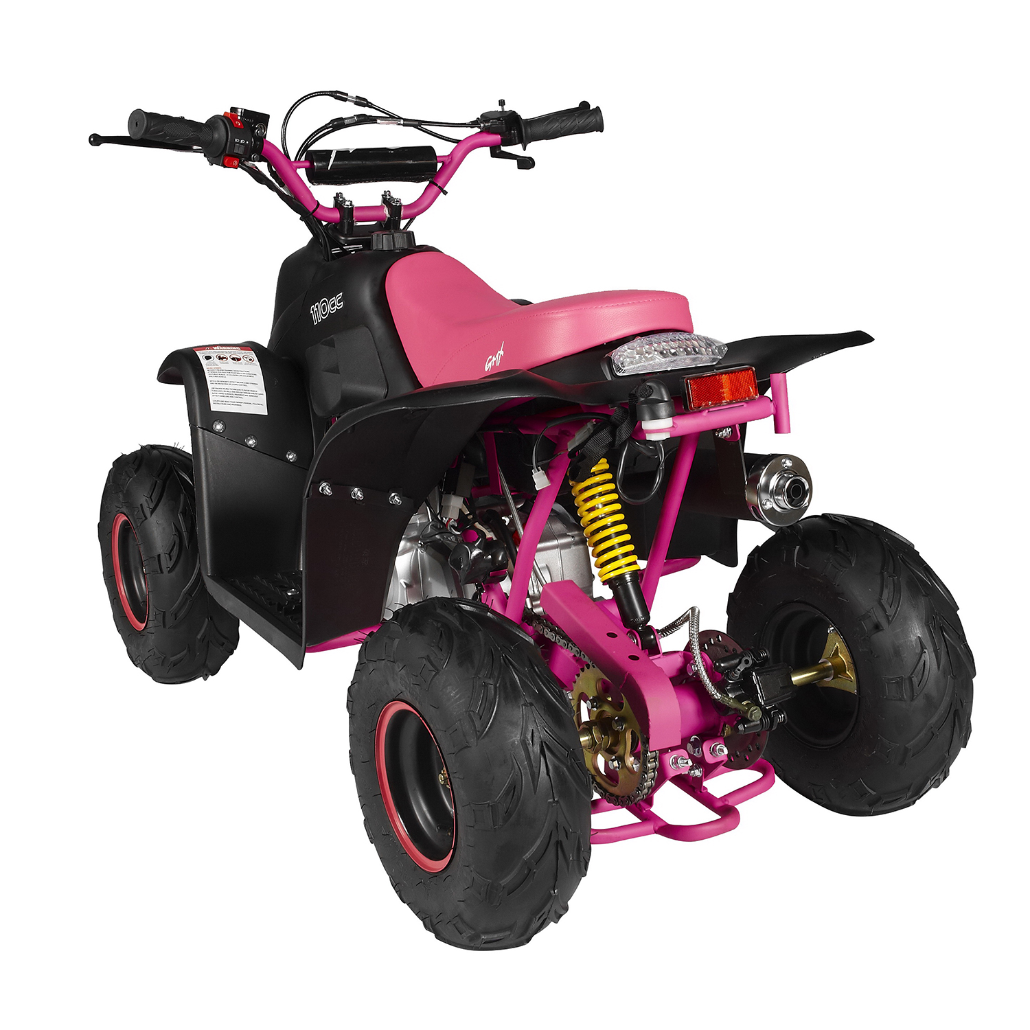 GMX 110cc Ripper X Kids Quad Bike Black Pink