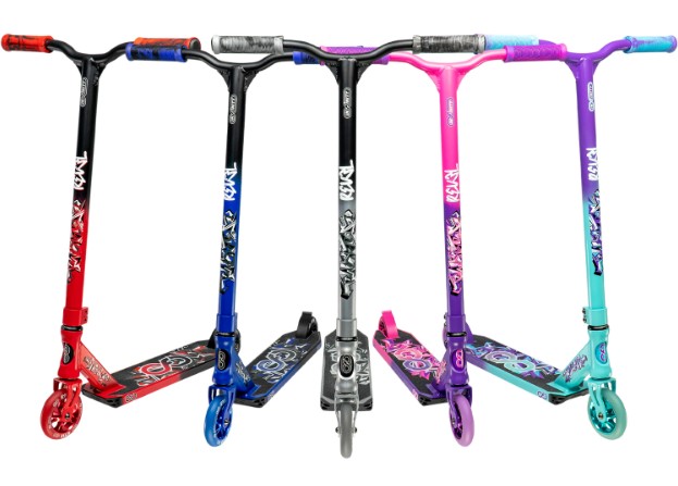 Infinity Revel Free Ride Pro Stunt Scooter Black-Red