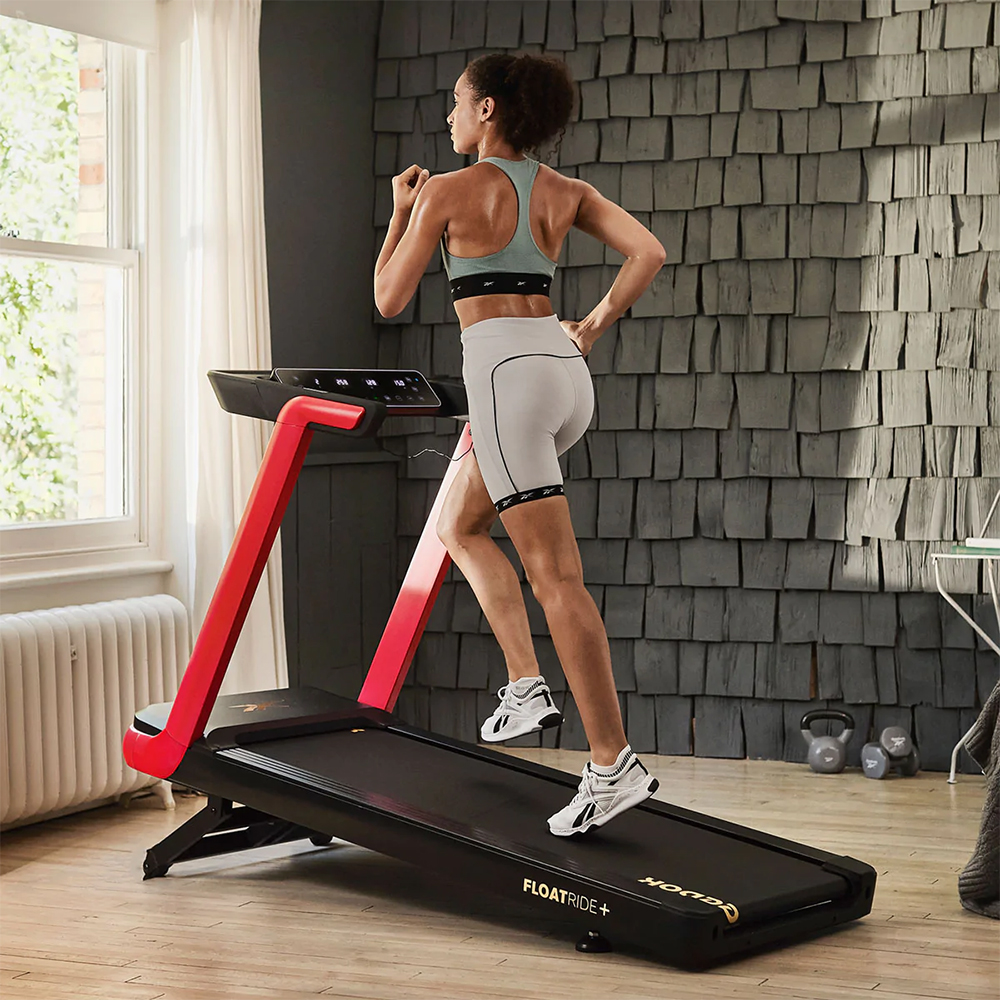 Red Reebok FR30z Floatride Treadmill Advanced Home Use