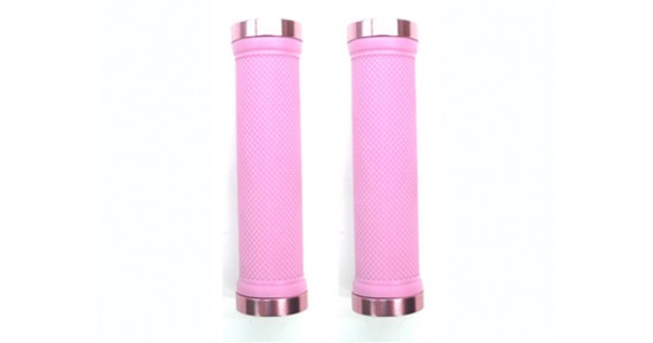 GMX Rubber Scooter Bike Grips Pink | Go Easy Online