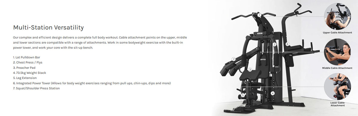 Buy Lifespan Cortex GS7 Home Gym with Power Tower