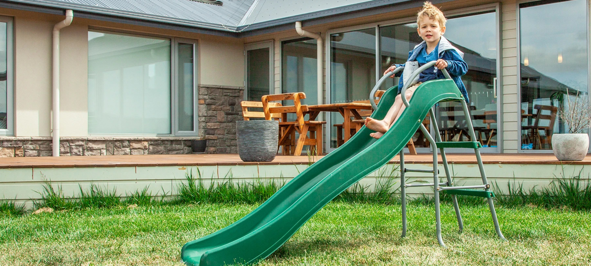 Lifespan Slippery Slide 3m Green Slide | Outdoor Fun