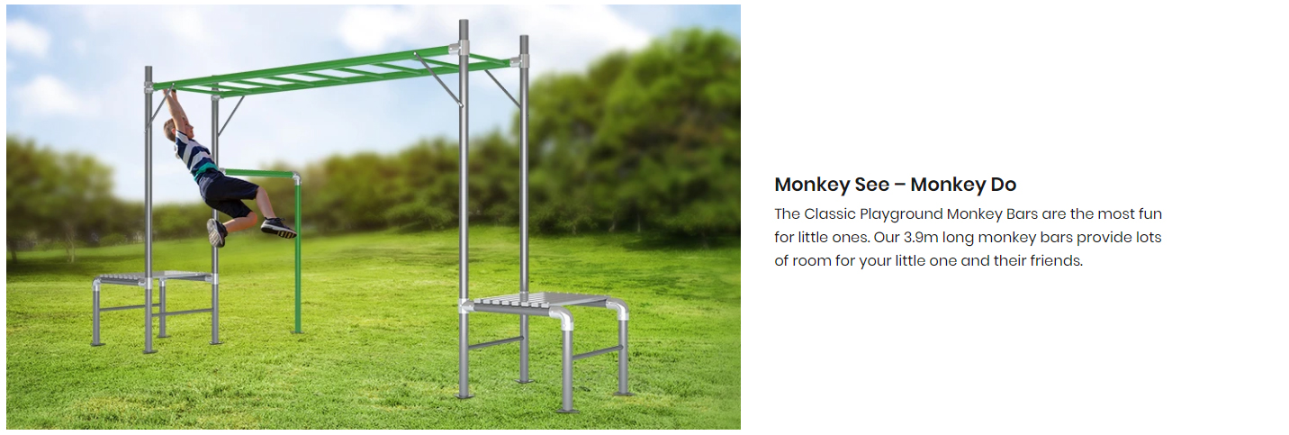 Junior Jungle Monkey Bar Module